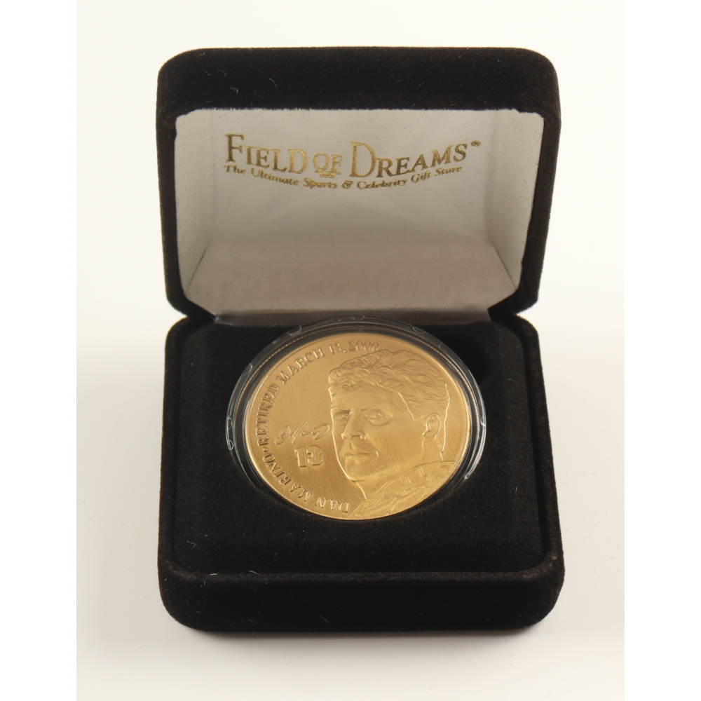 Dan Marino LE The Highland Mint Career Retirement Solid Bronze Coin ...