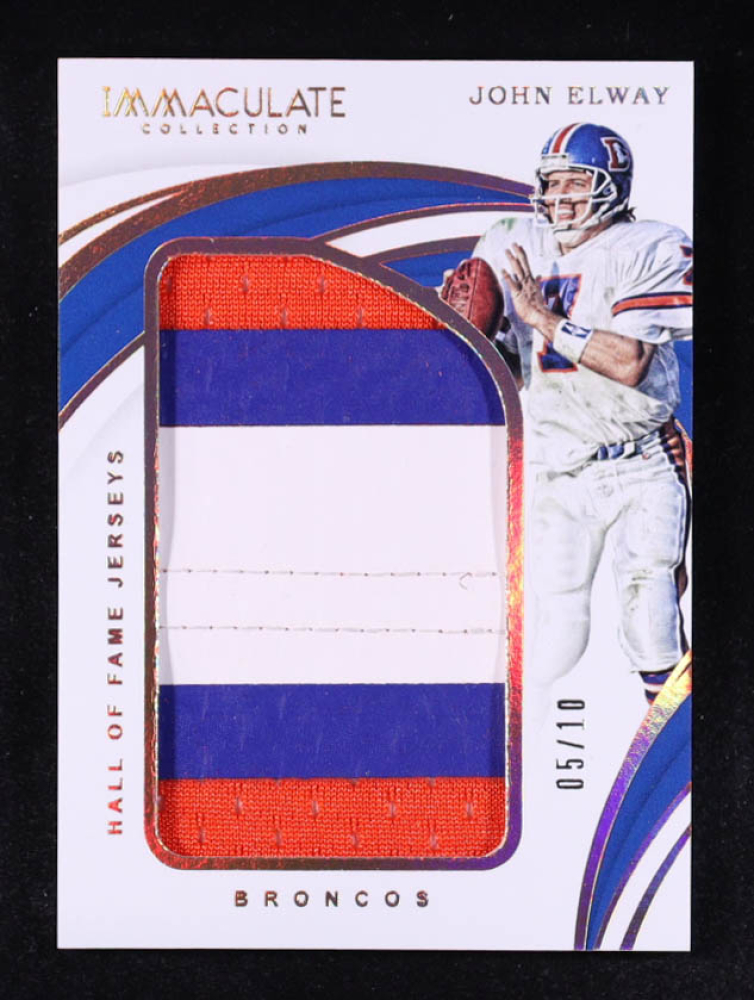 John Elway 2019 Immaculate #IEB-JEL Immaculate Eye - Black Gold /10 ...