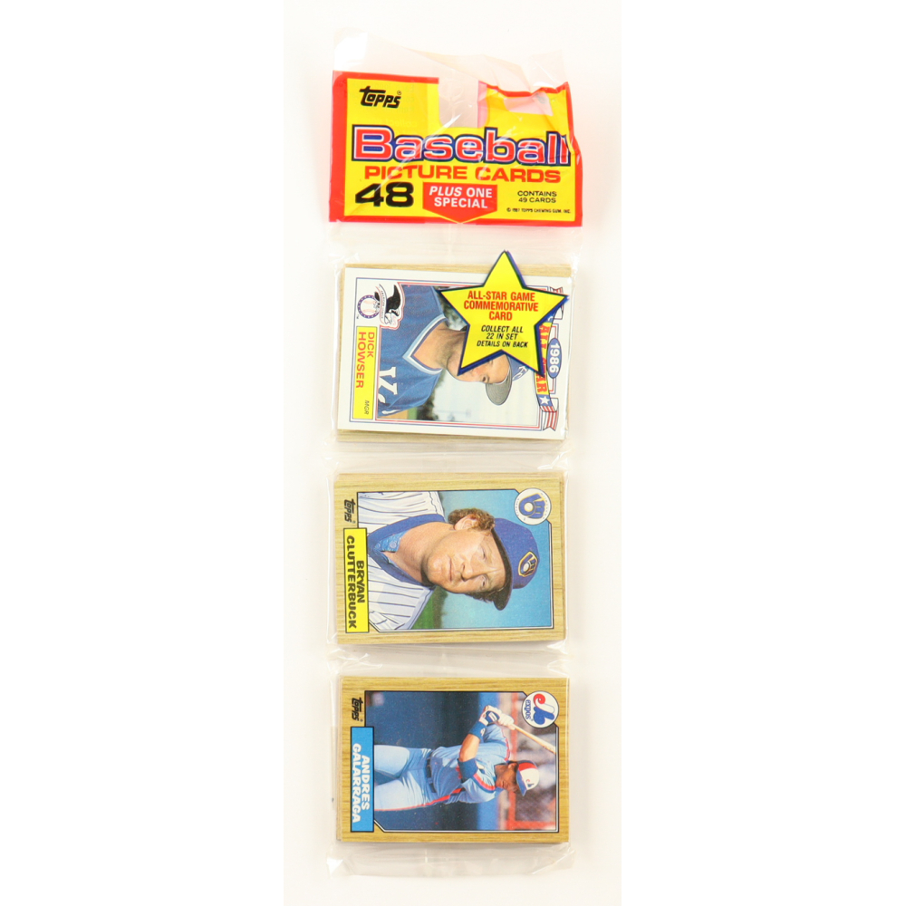 1987 Topps Baseball Rack Pack with (49) Cards | Pristine Auction