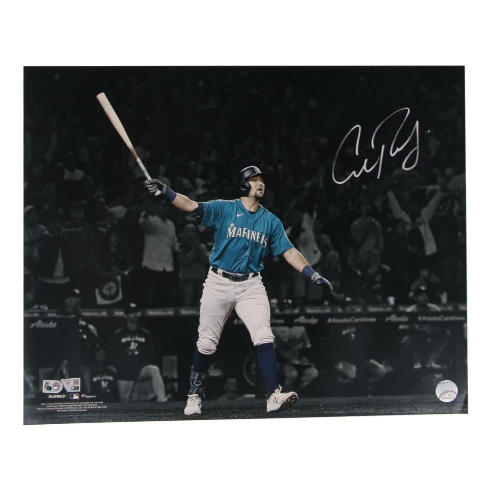 Cal Raleigh Signed Mariners 16x20 Photo (MLB & Fanatics) | Pristine Auction