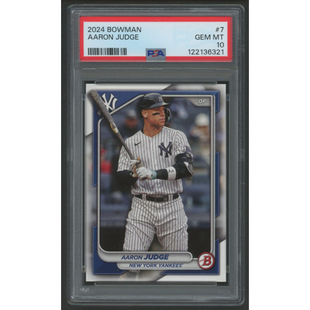 Aaron Judge 2024 Bowman #7 (PSA 10) | Pristine Auction