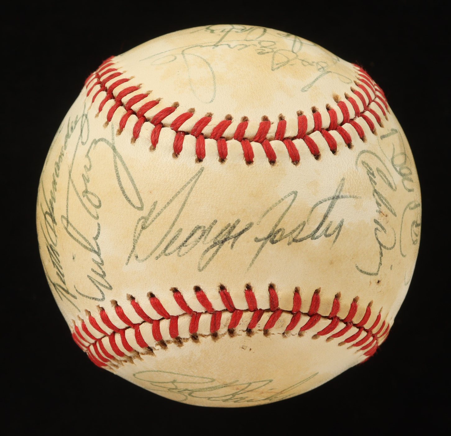 1983 Mets ONL Baseball Team-Signed By (21) With Tom Seaver, Darryl ...