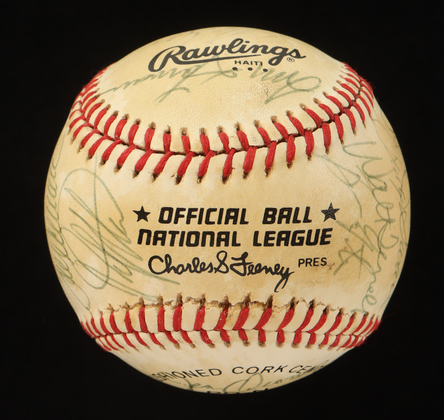 1983 Mets ONL Baseball Team-Signed By (21) With Tom Seaver, Darryl ...