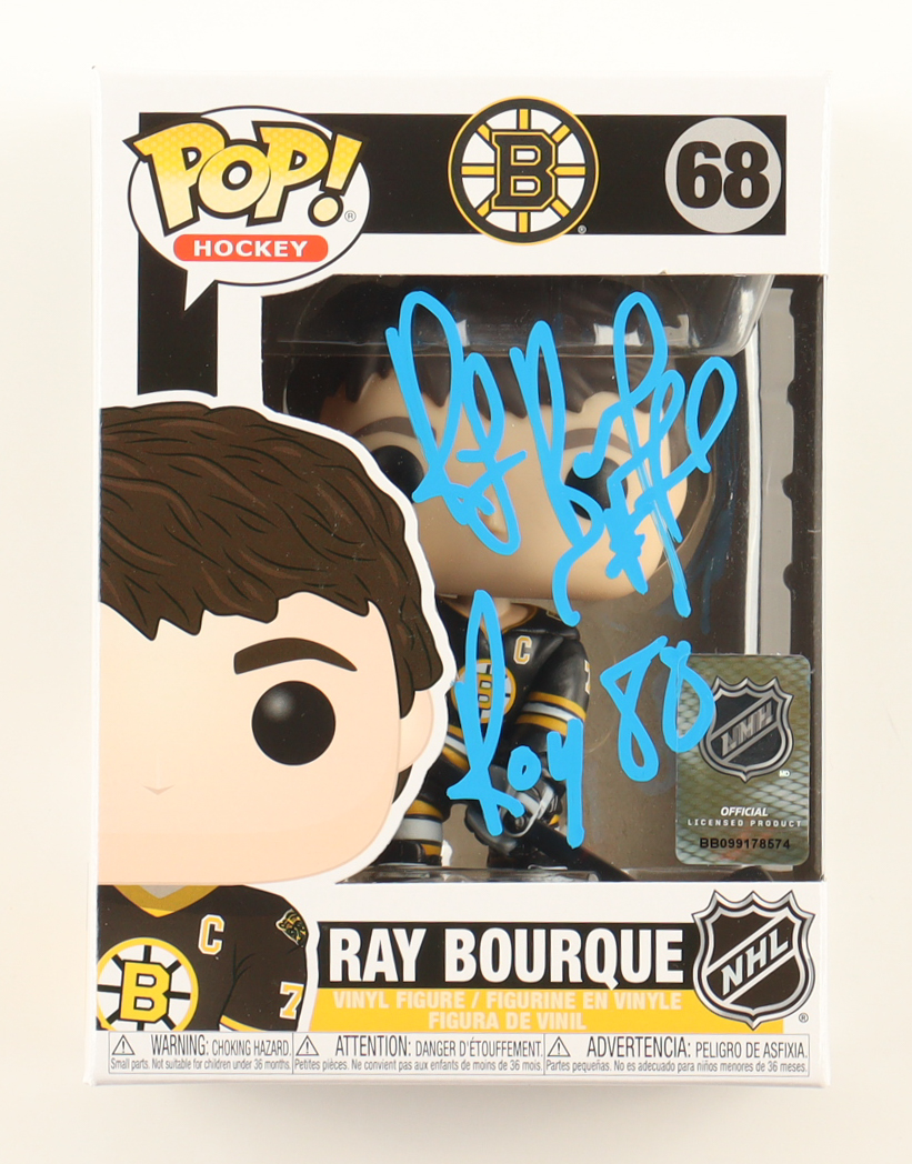 Ray Bourque Signed "Boston Bruins" #68 Ray Bourque Funko Pop! Vinyl ...