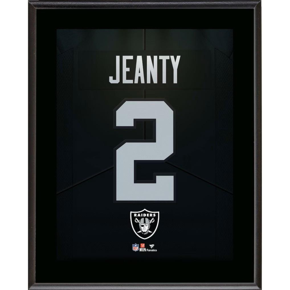 Ashton Jeanty Raiders Jersey Number Plaque | Pristine Auction