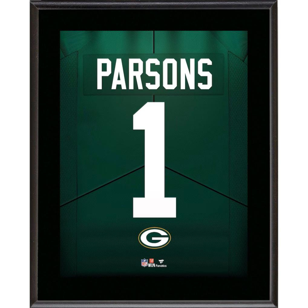 Micah Parsons Packers Jersey Number Plaque | Pristine Auction