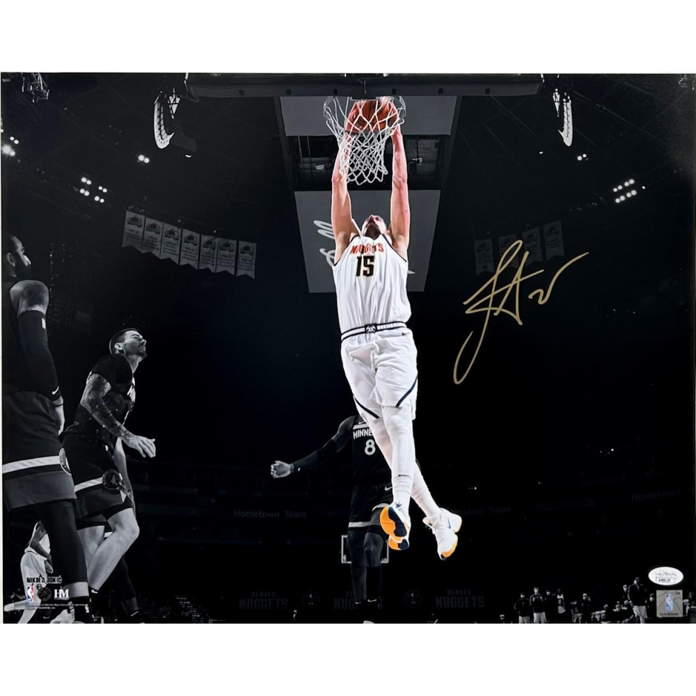 Nikola Jokic Signed Nuggets 16x20 Photo (JSA) | Pristine Auction