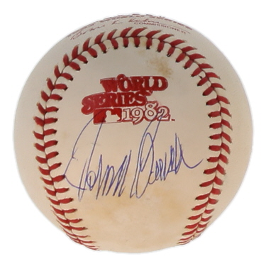 Johnny Bench Signed 1982 World Series Logo Baseball (Fanatics ...