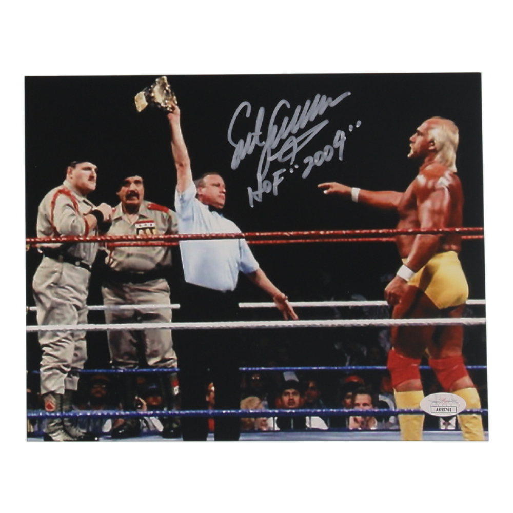 Sergeant Slaughter Signed WWE 8x10 Photo Inscribed "HOF 2004" (JSA ...