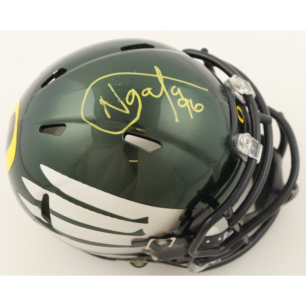 Haloti Ngata Signed Oregon Ducks Speed Mini Helmet (Radtke) | Pristine ...