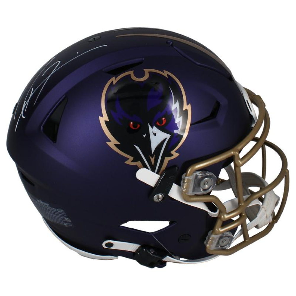 Ray Lewis Signed Ravens Full-Size Authentic On-Field Alternate ...