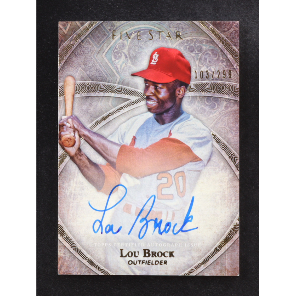 Lou Brock 2014 Topps Five Star Autographs #FSALB #103/299 | Pristine ...