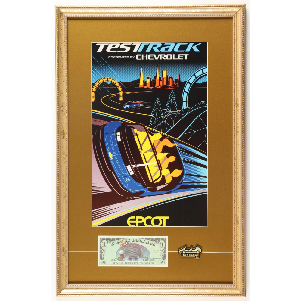 Disney World Test Track Custom Framed Photo Display with Test Track ...