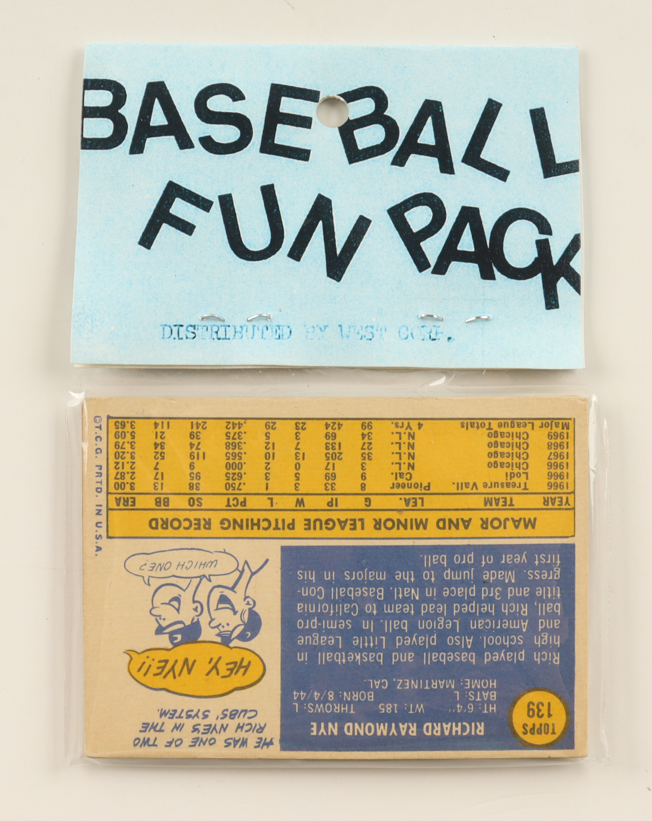 1970 Topps Baseball Card Fun Pack with (10) Cards | Pristine Auction
