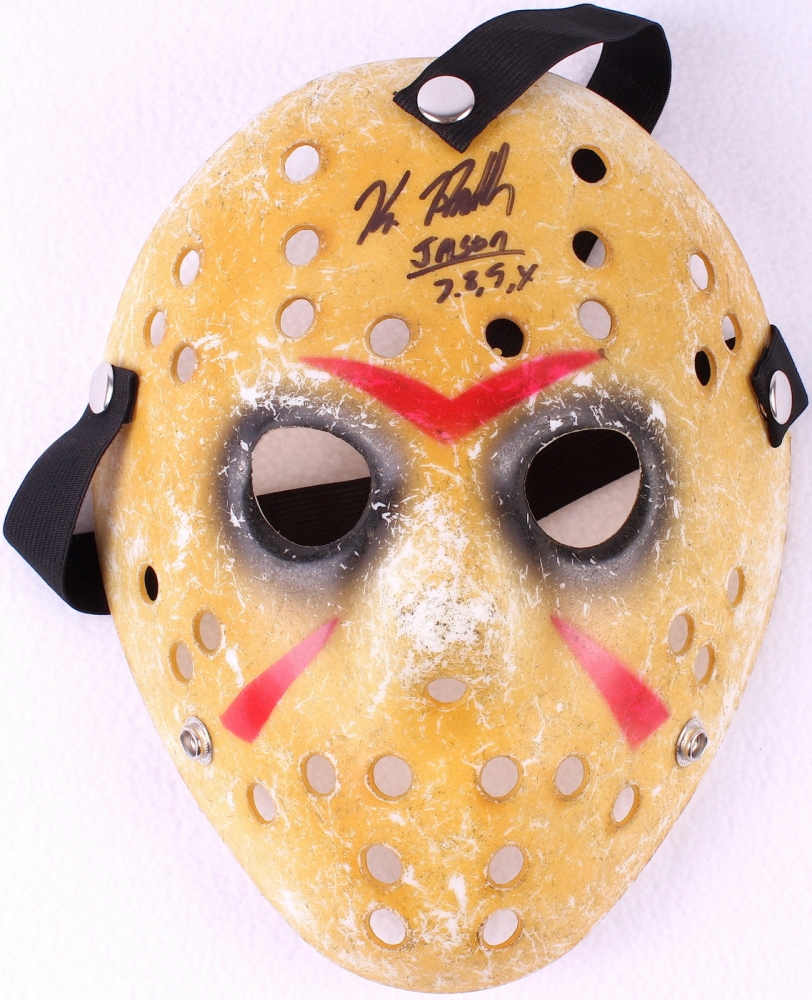 Kane Hodder Signed Jason "Friday the 13th" Hockey Mask Inscribed "Jason ...