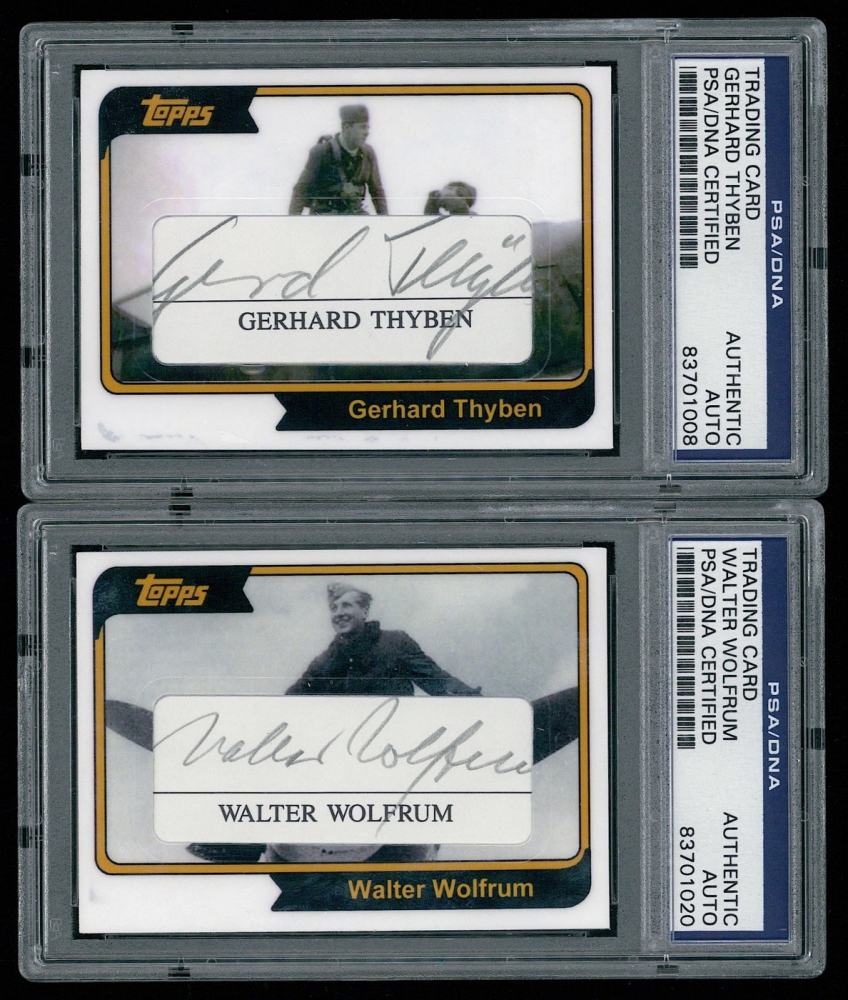 Lot of (2) 2008 Topps Signed Trading Cards with Walter Wolfrum ...