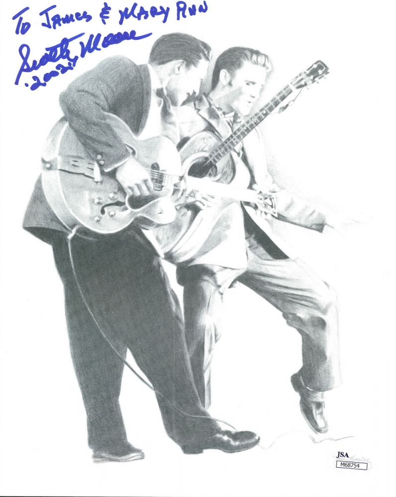 Scotty Moore Signed 8x10 Photo (JSA COA) | Pristine Auction