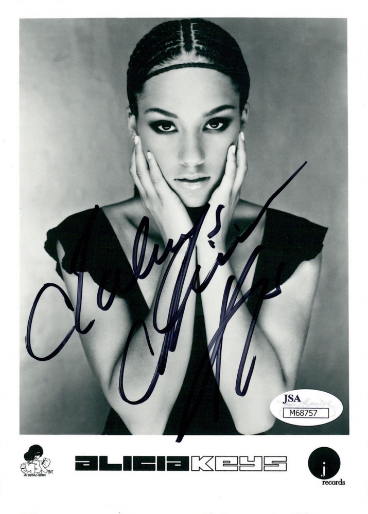 Alicia Keys Signed 5x7 Photo (JSA COA) | Pristine Auction