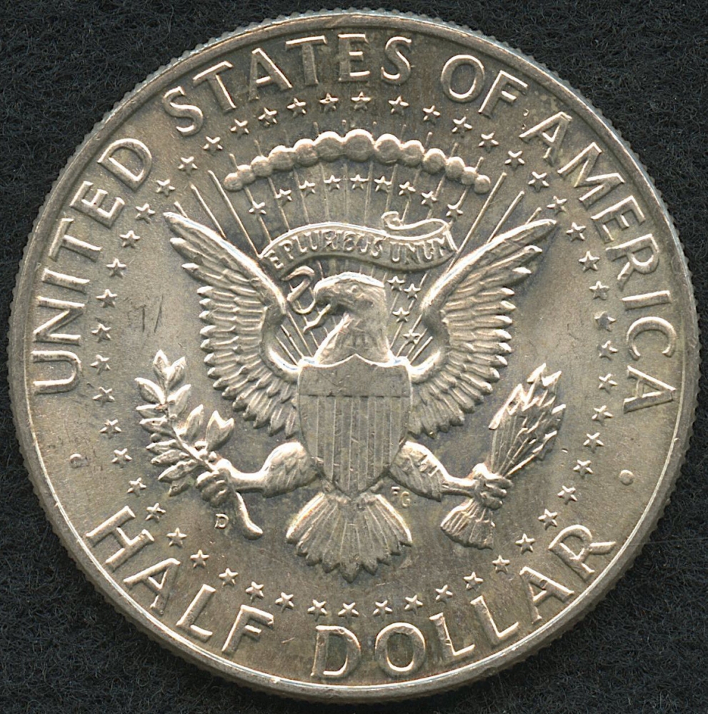 1964 D Kennedy Silver Half Dollar Pristine Auction