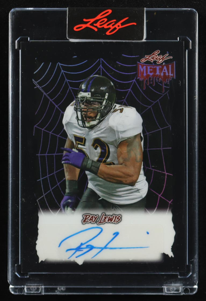 Ray Lewis 2025 Leaf Metal #146 Prismatic Fire /1 Price Guide - Sports ...
