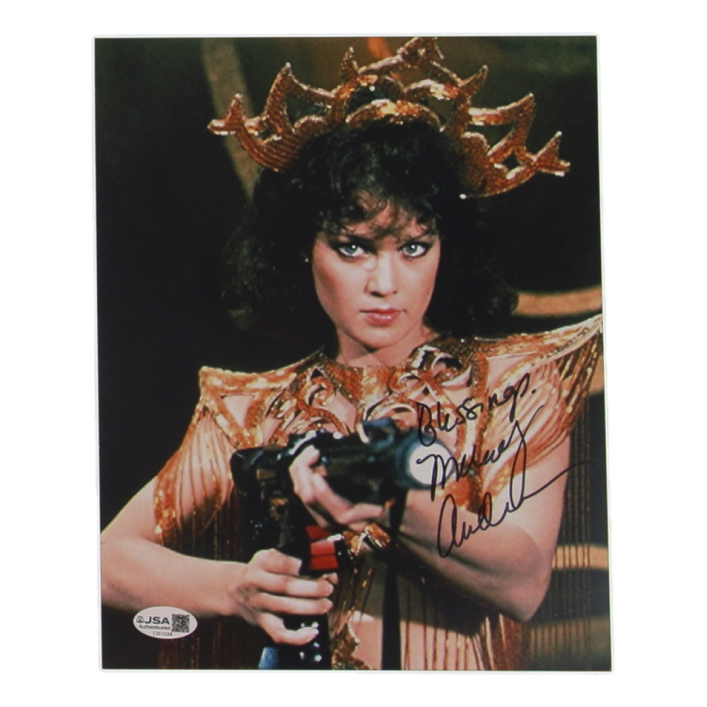 Melody Anderson Signed "Flash Gordon" 8x10 Photo Inscribed "Blessings" (JSA) | Pristine Auction