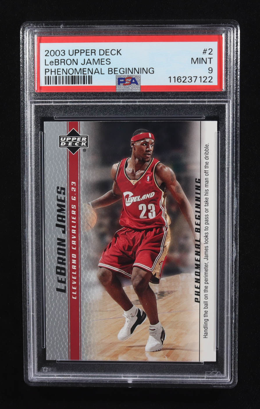 LeBron James 2003-04 Upper Deck Phenomenal Beginning LeBron James #2 RC ...