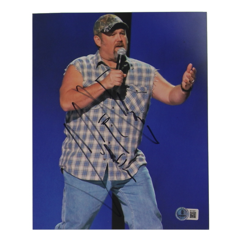 Larry the Cable Guy Signed 8x10 Photo (Beckett) | Pristine Auction