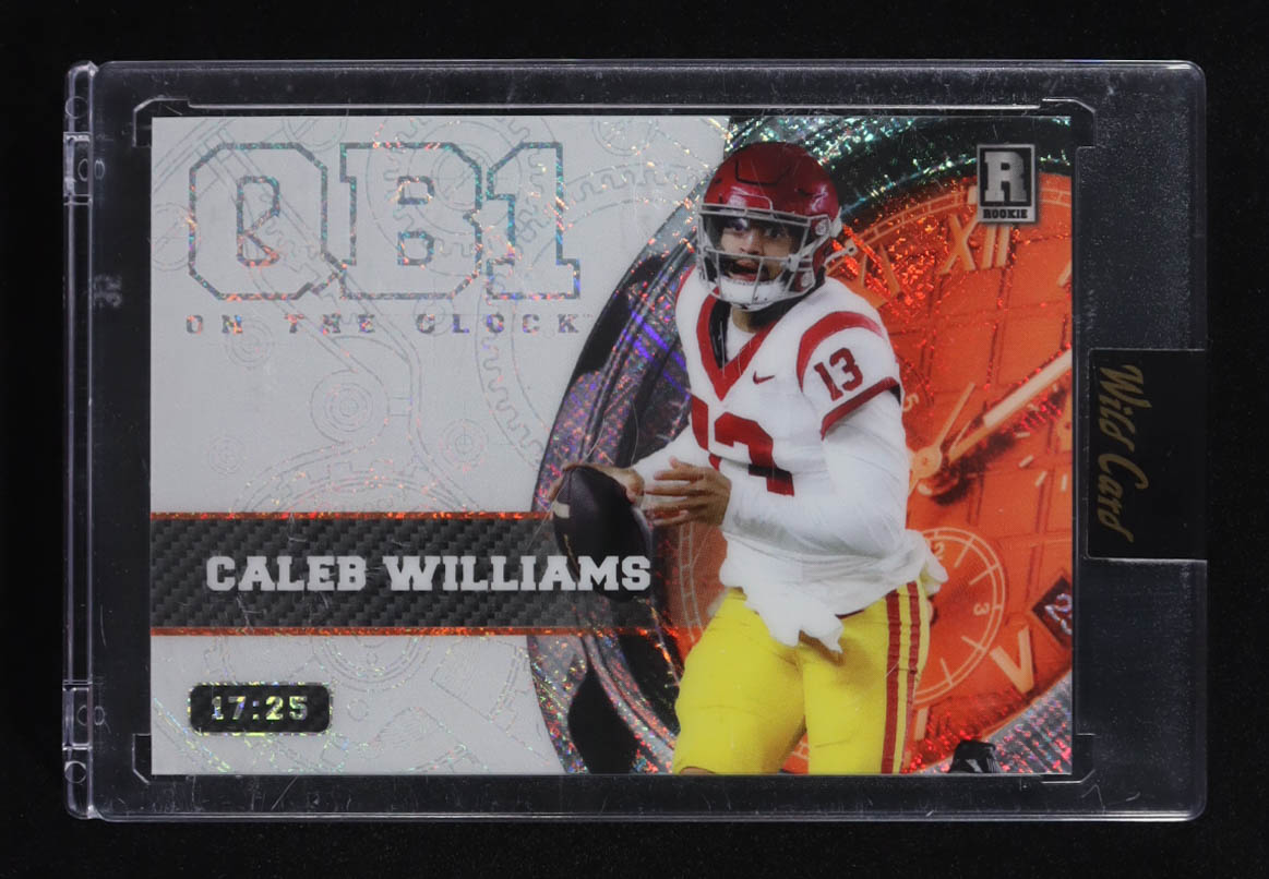 Caleb Williams 2023 Wild Card QB 1 On The Clock #OCW-CW2 RC #17/25 ...