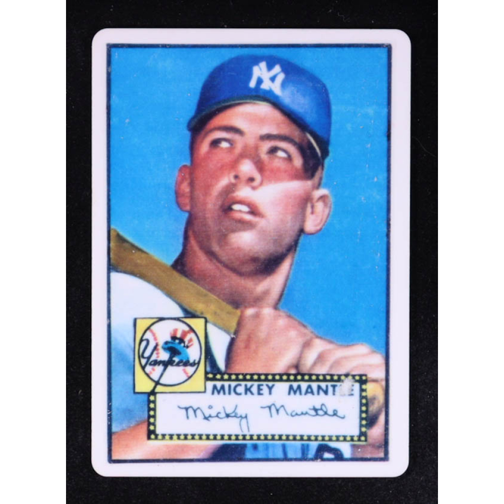 Mickey Mantle 1995 LE The Hamilton Collection Ceramic Card '52 #311 ...