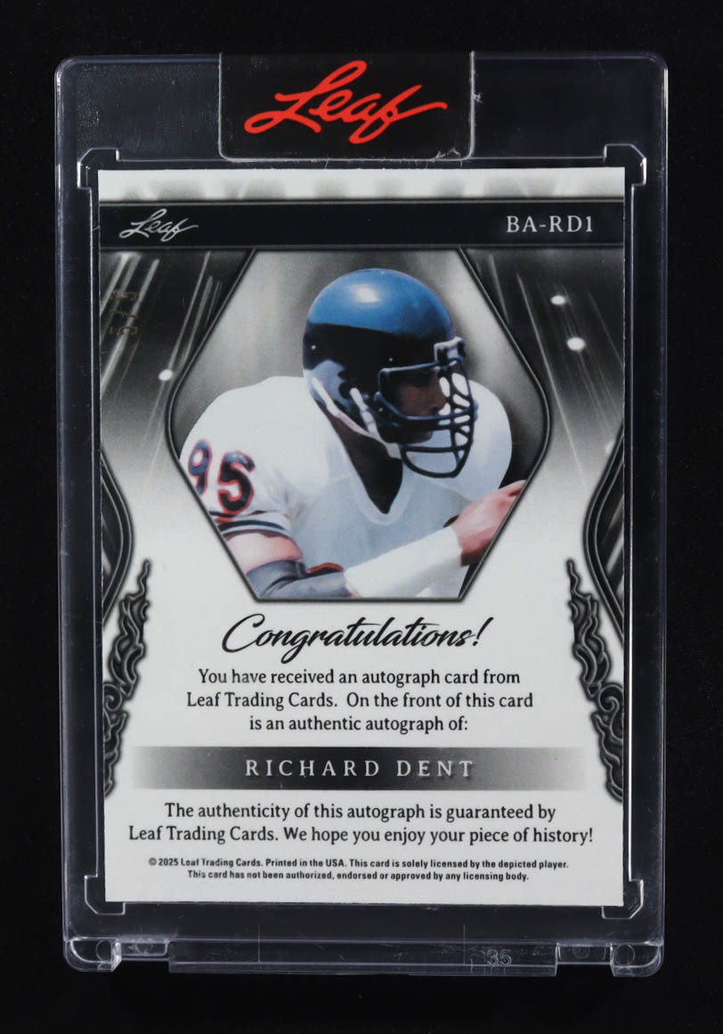 Richard Dent 2025 Leaf Sports Heroes Magenta Autographs #BA-RD1 #5/5 ...