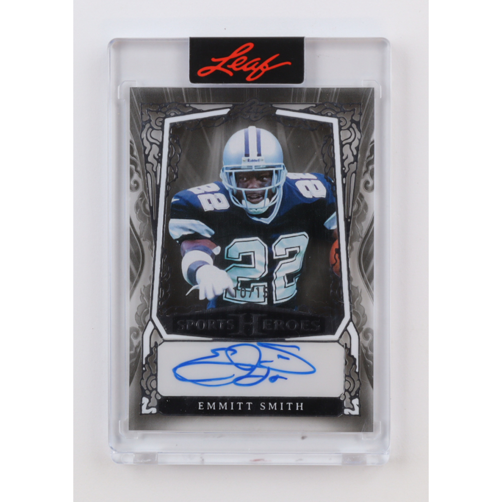 Emmitt Smith 2025 Leaf Metal Sports Heroes Bronze Acetate Autographs # ...