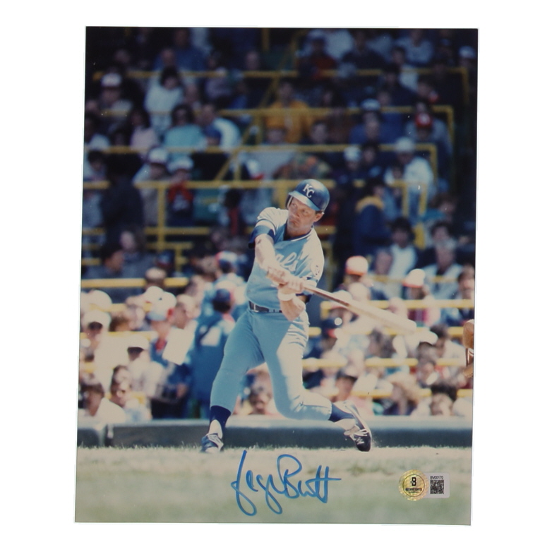 George Brett Signed Royals 8x10 Photo (Beckett) | Pristine Auction