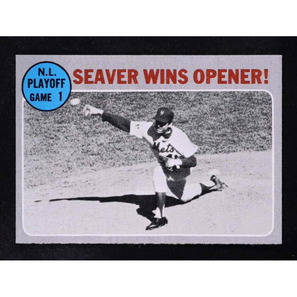 Tom Seaver 1970 Topps #195 NL Playoff Game 1 | Pristine Auction