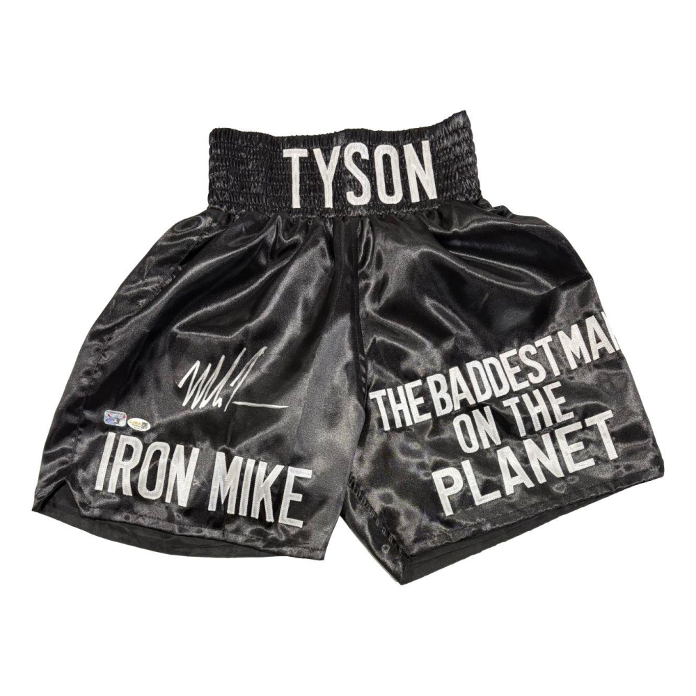 Mike Tyson Signed Boxing Trunks (JSA) | Pristine Auction