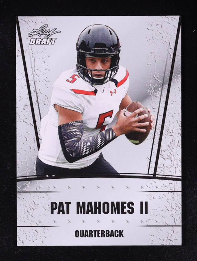 Patrick Mahomes II 2017 Leaf Special Release Draft Silver #07 RC ...