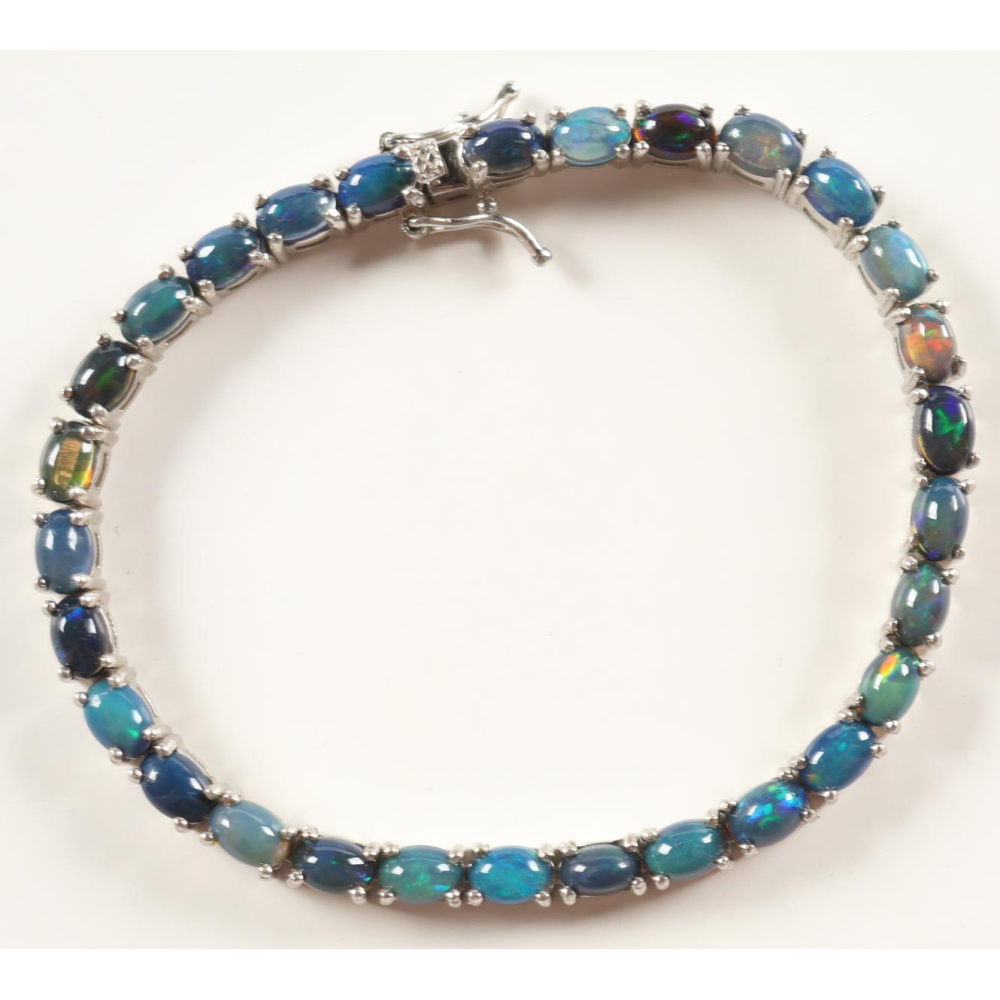 New 8 CTW Black Opal Bracelet | Estimate Retail Value $2,650 (UGL ...
