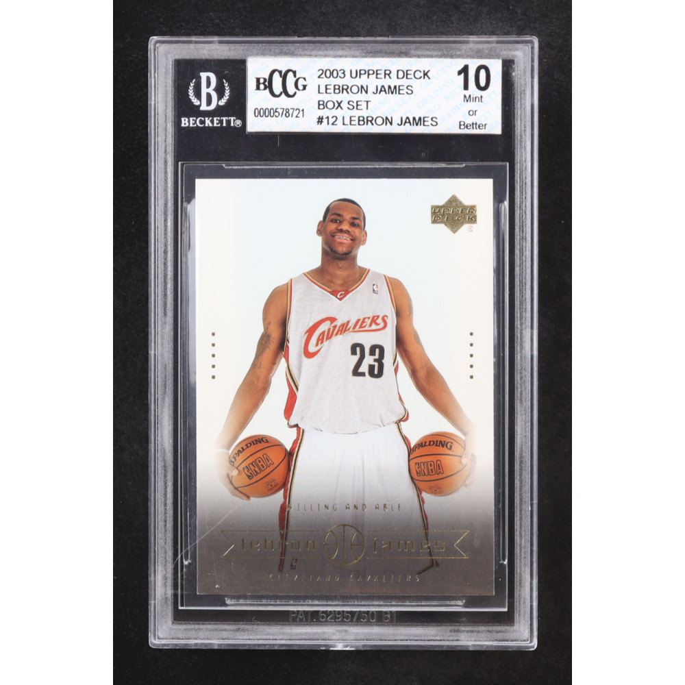 LeBron James 2003 Upper Deck LeBron James Box Set #12 RC / Willing and ...