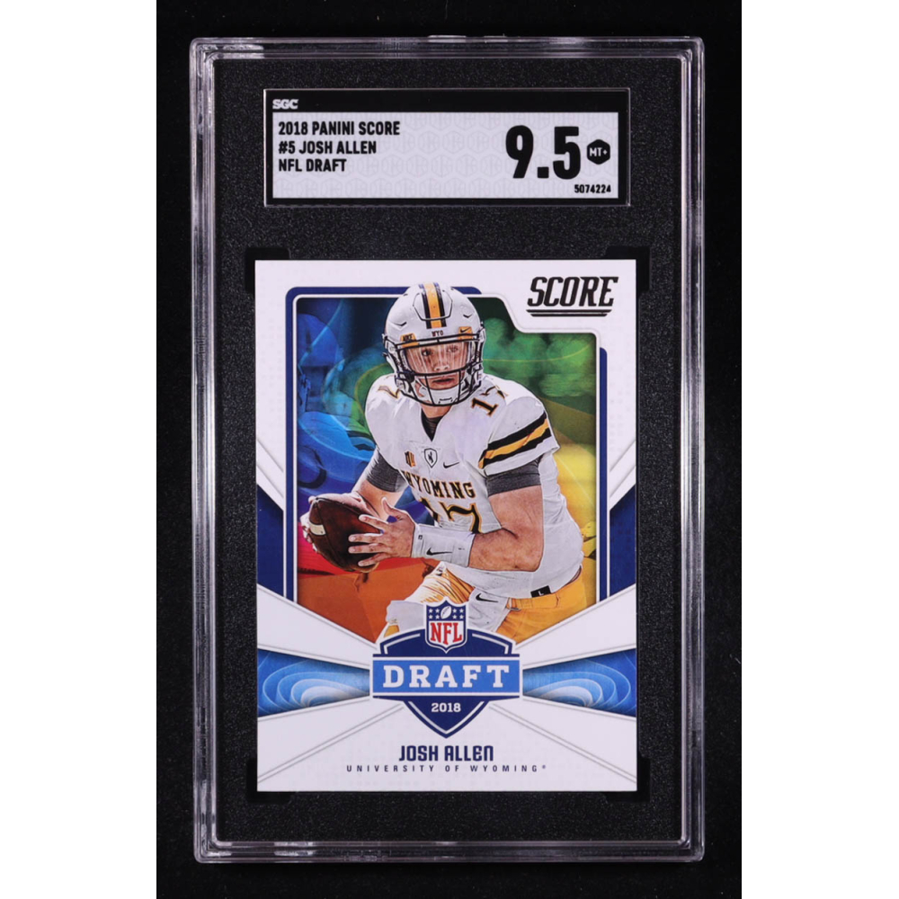 Josh Allen 2018 Score NFL Draft #5 RC (SGC 9.5) | Pristine Auction