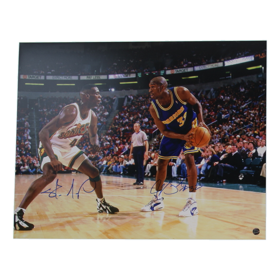 Shawn Kemp & Joe Smith Signed 16x20 Photo (AWM) | Pristine Auction