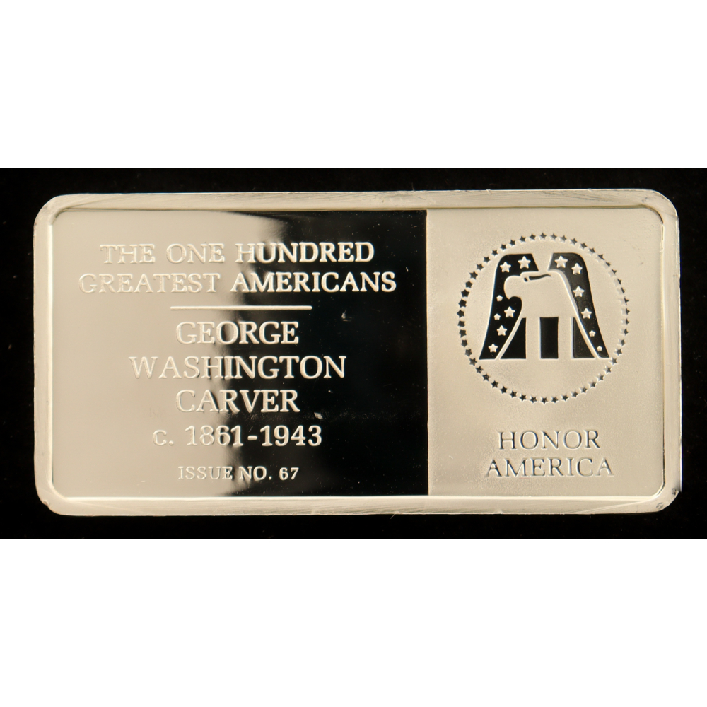 Franklin Mint One Hundred Greatest Americans: George Washington Carver ...