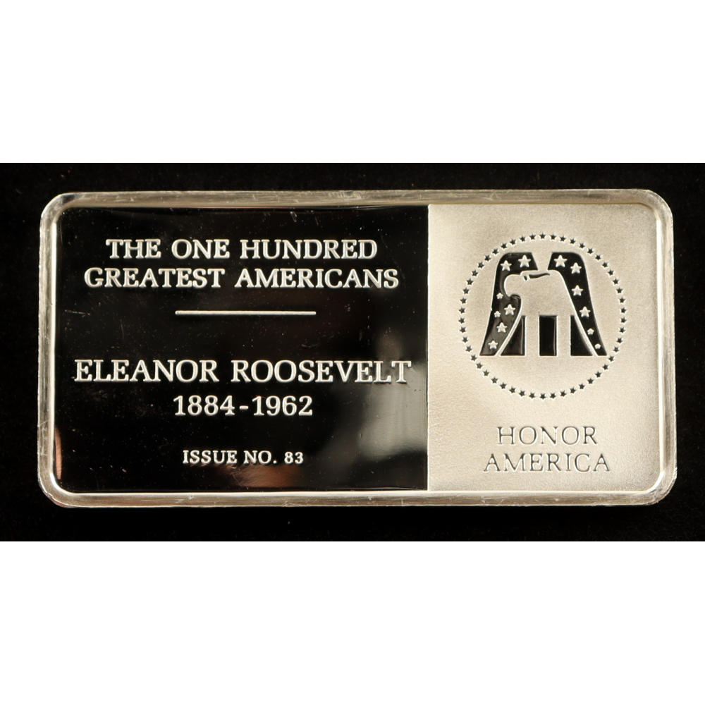 Franklin Mint One Hundred Greatest Americans: Eleanor Roosevelt - 500 ...