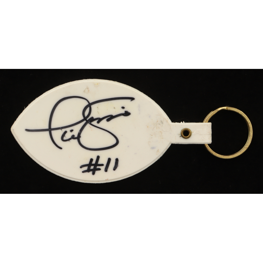 Phil Simms Signed Giants Keychain (JSA) | Pristine Auction