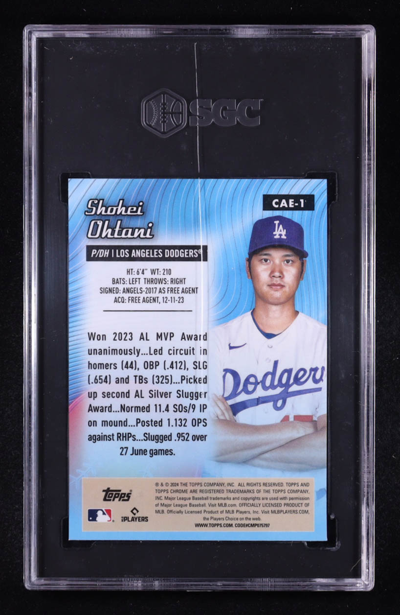 Shohei Ohtani 2024 Topps Chrome All Etch #CAE1 (SGC 9.5) | Pristine Auction