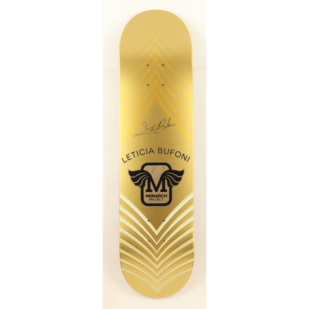 Leticia Bufoni Signed "Monarch Project" Full-Size Skateboard Deck (JSA ...