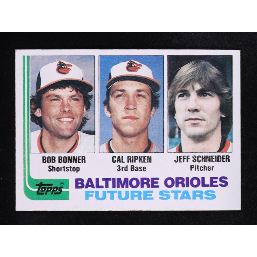Bob Bonner / Cal Ripken Jr. / Jeff Schneider 1982 Topps #21 RC ...