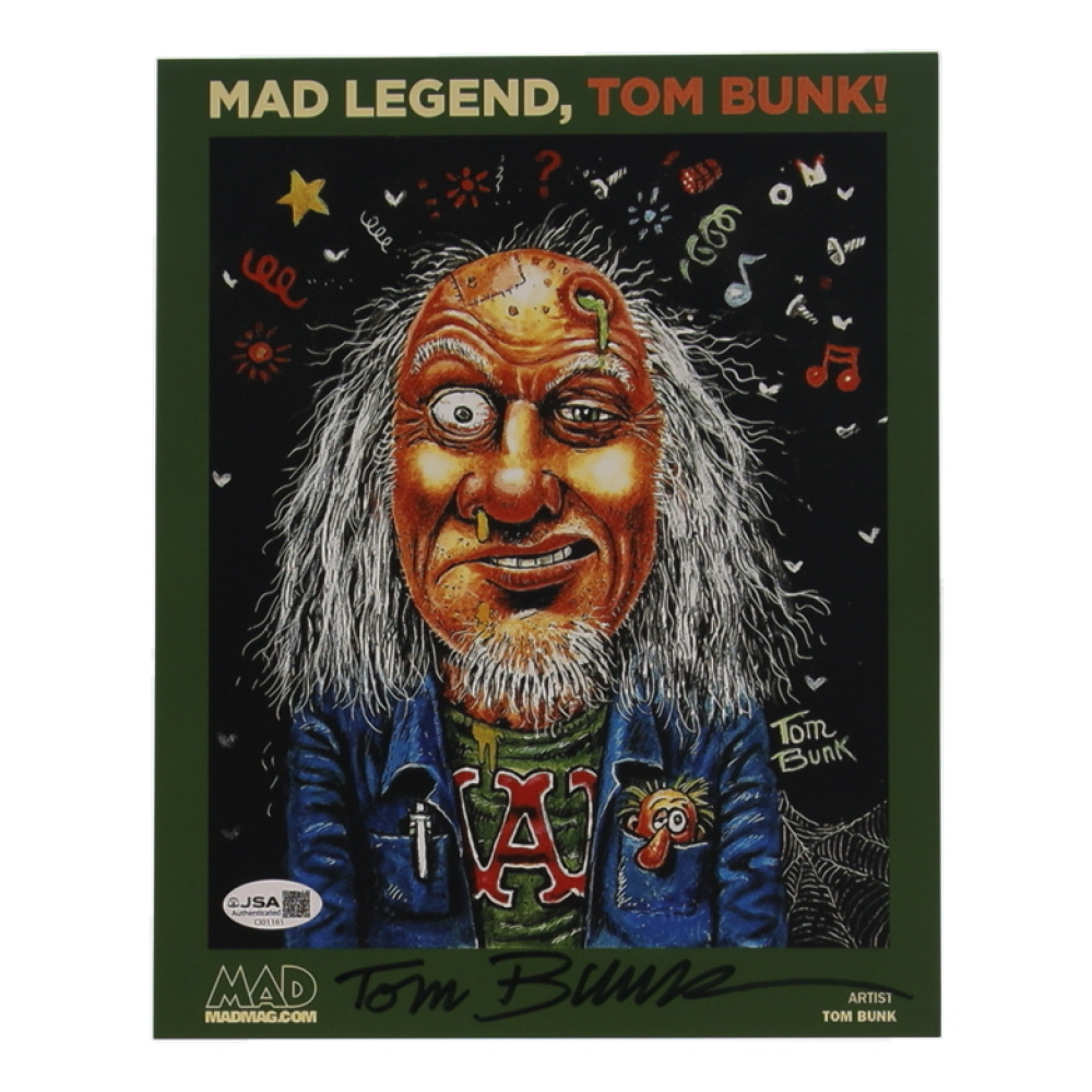 Tom Bunk Signed "Mad Magazine" 8x10 Photo (JSA) | Pristine Auction