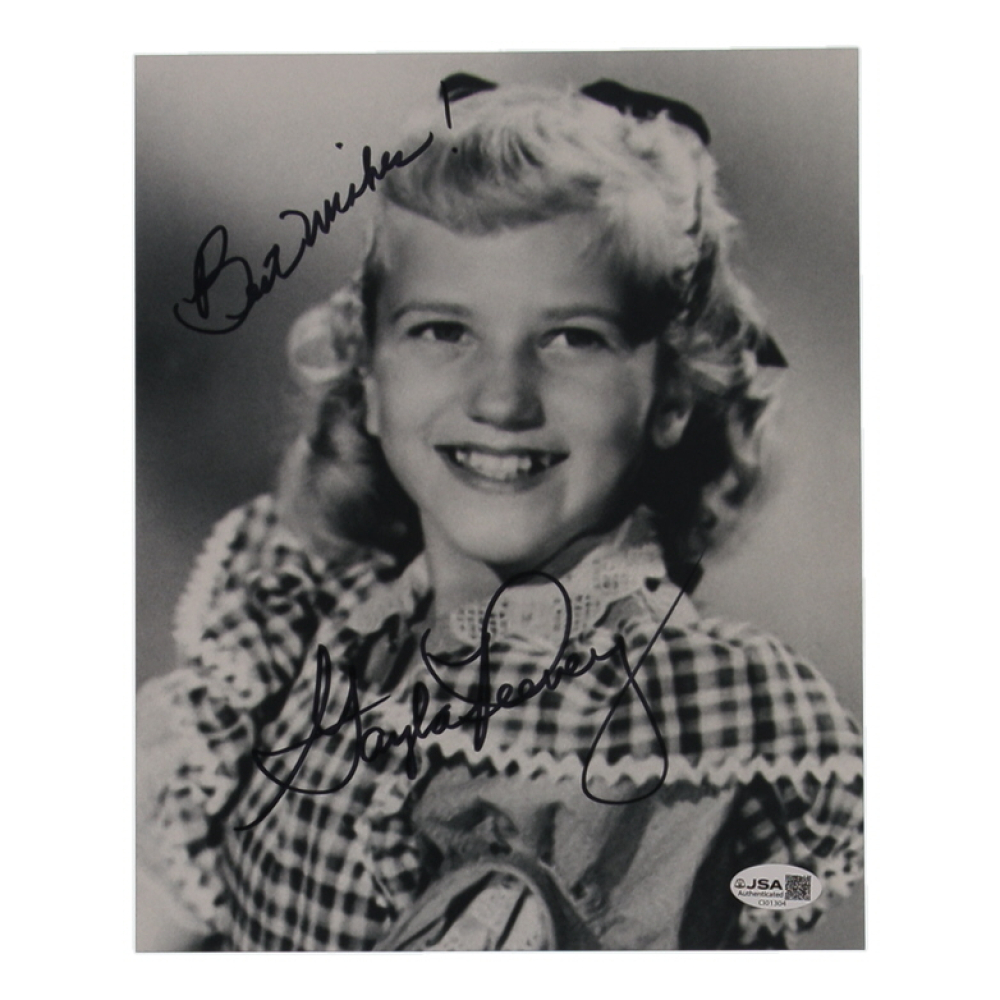 Gayla Peevey Signed 8x10 Photo Inscribed "Best Wishes" (JSA) | Pristine ...