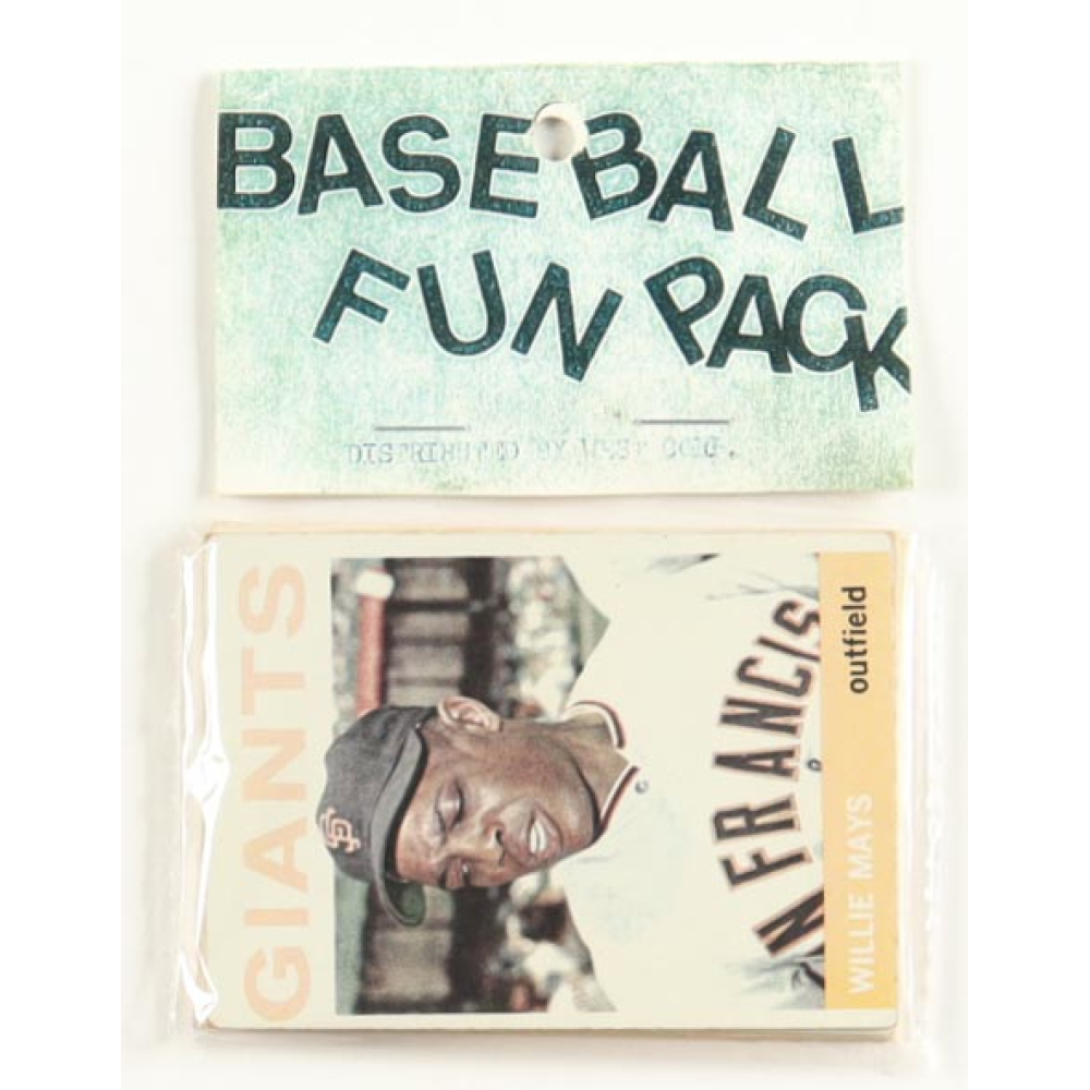 1964 Topps Baseball Card Fun Pack with (10) Cards | Pristine Auction