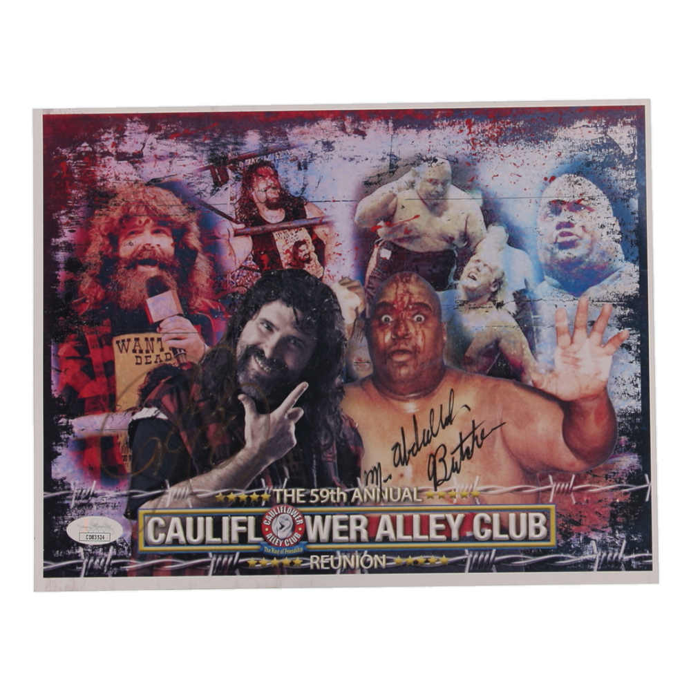 Cactus Jack & Abdullah the Butcher Signed WWE 8x10 Photo (JSA ...