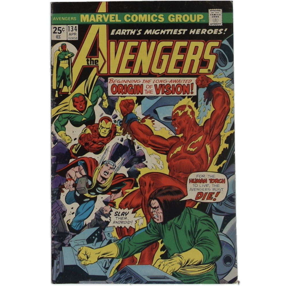 1971 "Captain America" Issue #134 Marvel Comic Book | Pristine Auction